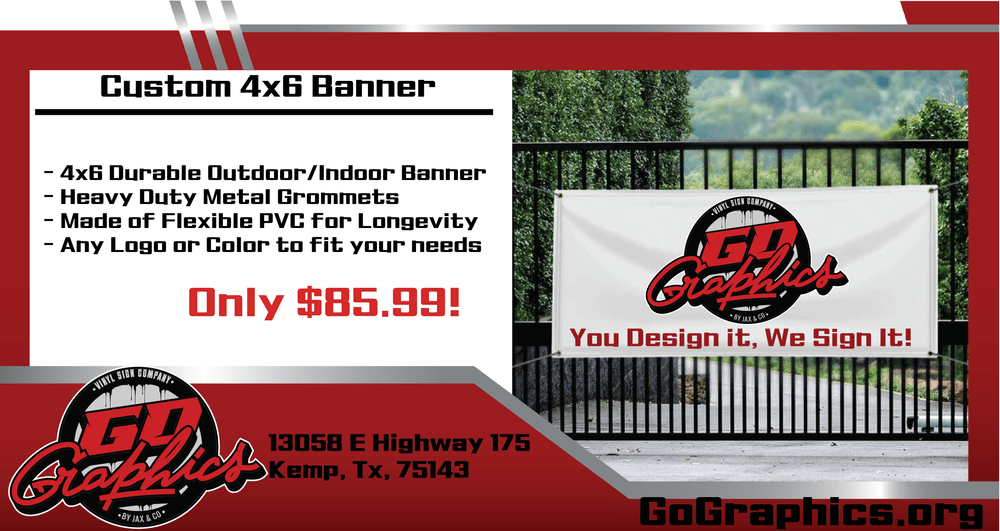 4x6 Banners – Go Graphics